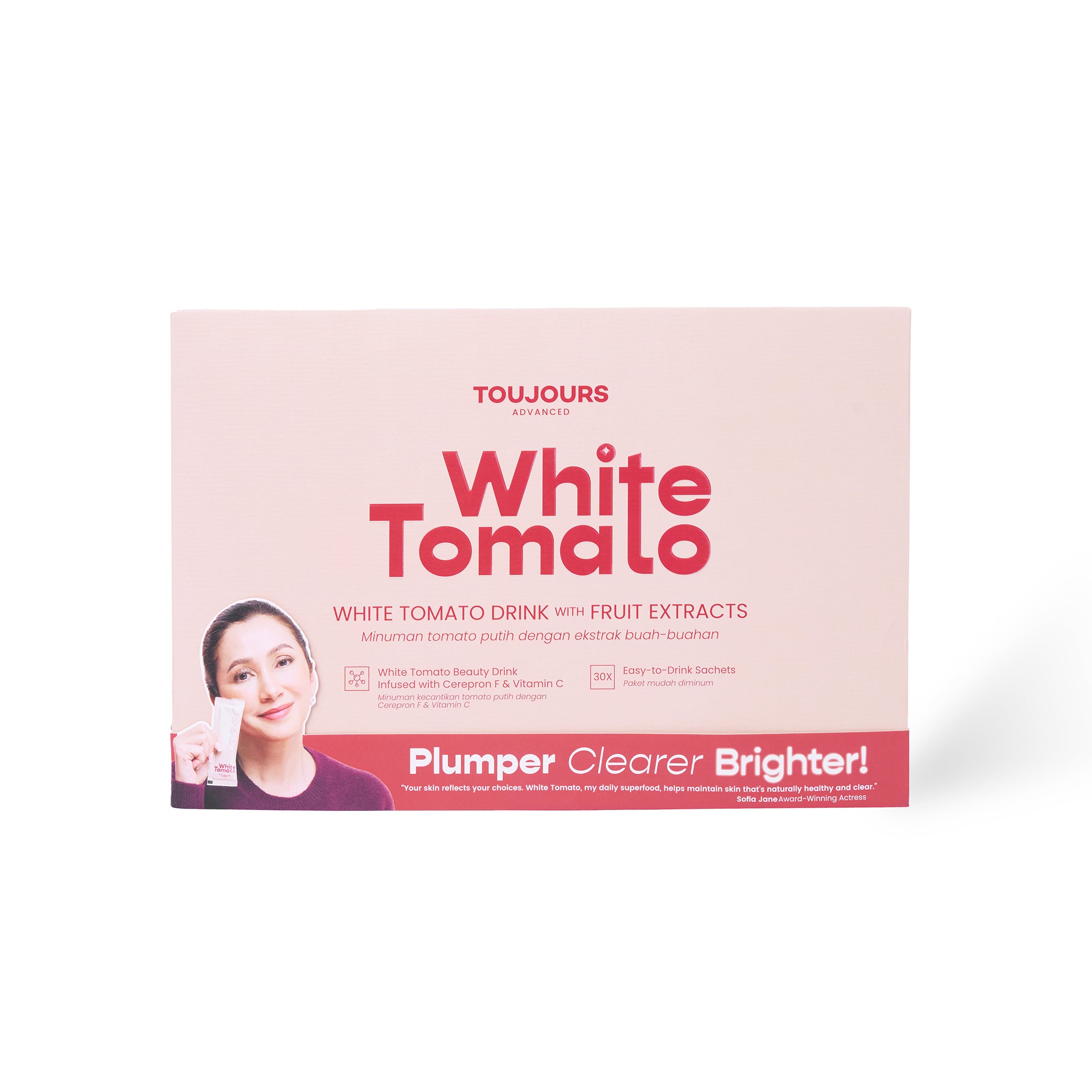 Toujours Advanced White Tomato with Fruit Extracts Drink (30 Sachets)
